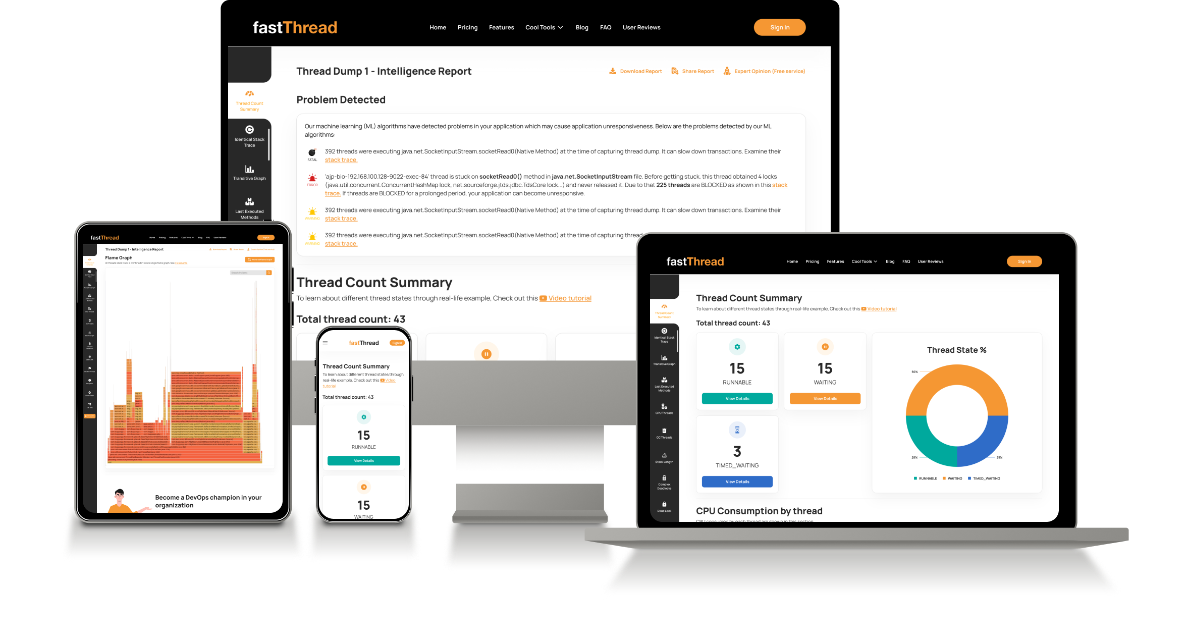 Smart Java thread dump analyzer - thread dump analysis in seconds